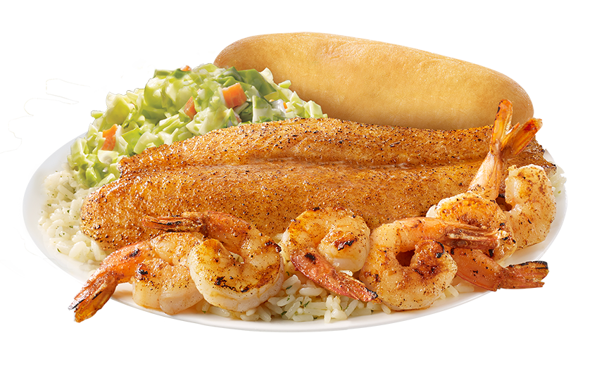 Grilled White Fish & Shrimp - Captain D's