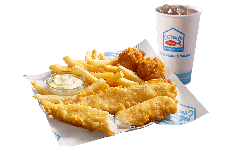 2 Piece Fish & Fries Combo - Captain D’s
