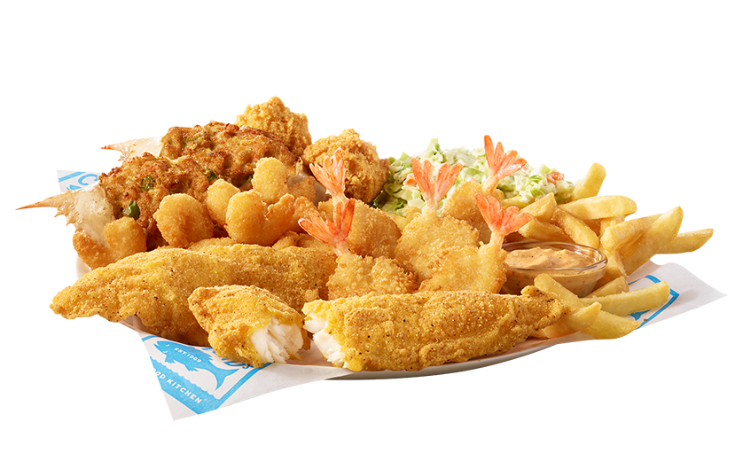 Captain’s Seafood Platter with Catfish - Captain D's